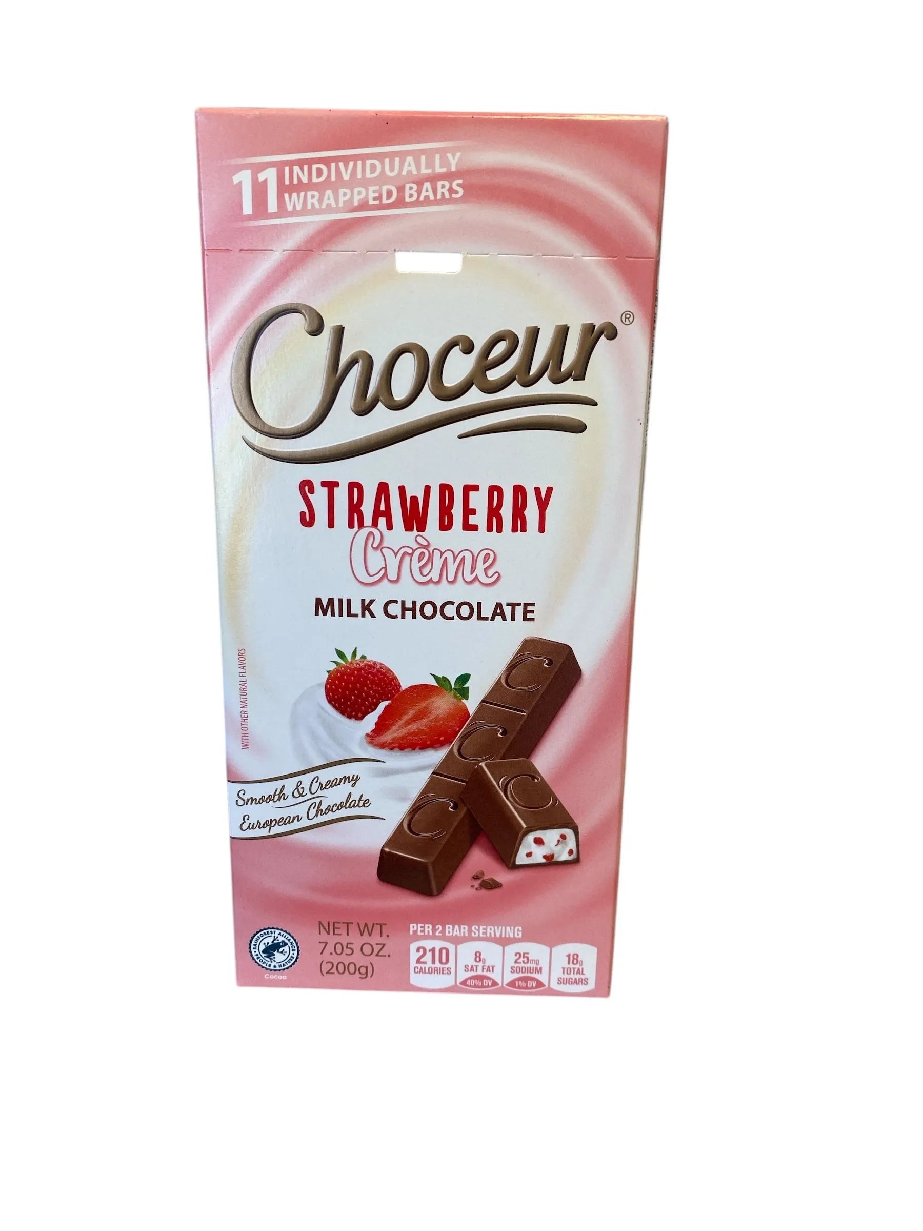 Chocolate Choceur Strawberry Creme Milk Chocolate - 11 bars – Slovak ...