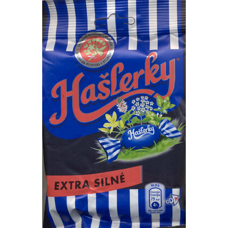 Haslerky menthol candy extra strong – Slovak-Czech Varieties