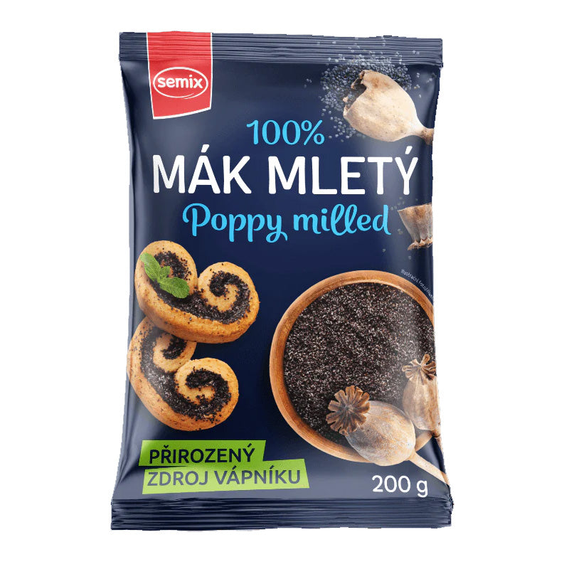 Poppy Seed Ground Semix CZ (Mak mlety) – Slovak-Czech Varieties