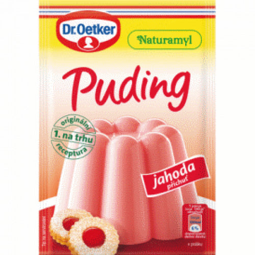 Pudding Strawberry Dr. Oetker (Jahodovy puding) – Slovak-Czech Varieties