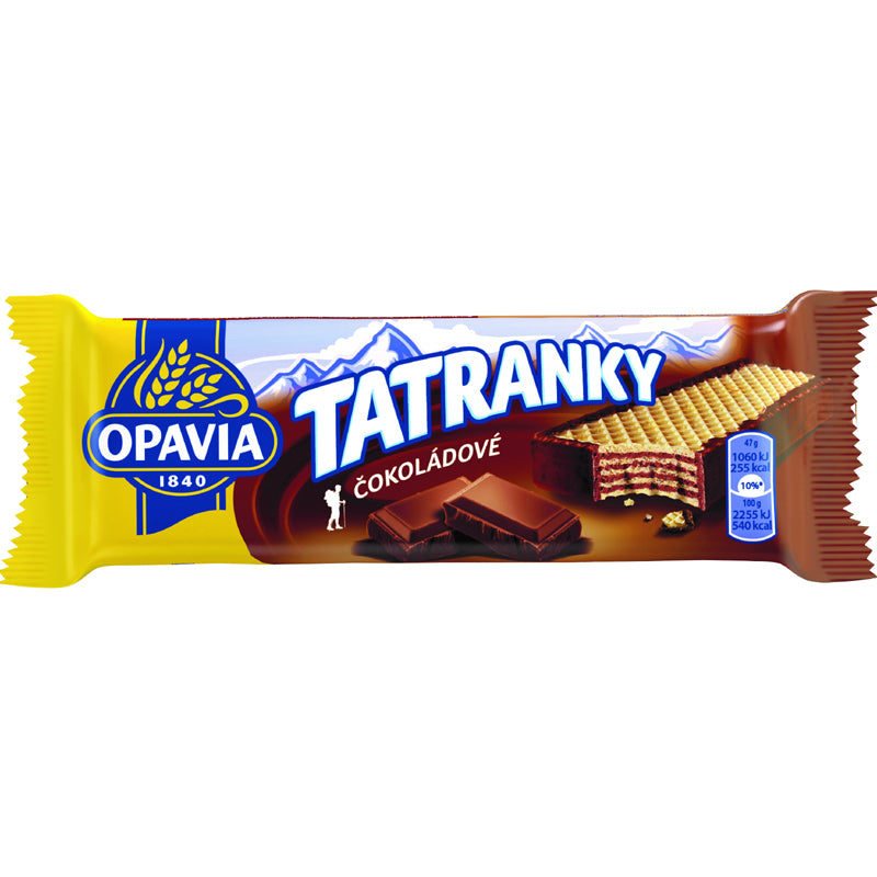 Tatranky chocolate Opavia 47g – Slovak-Czech Varieties